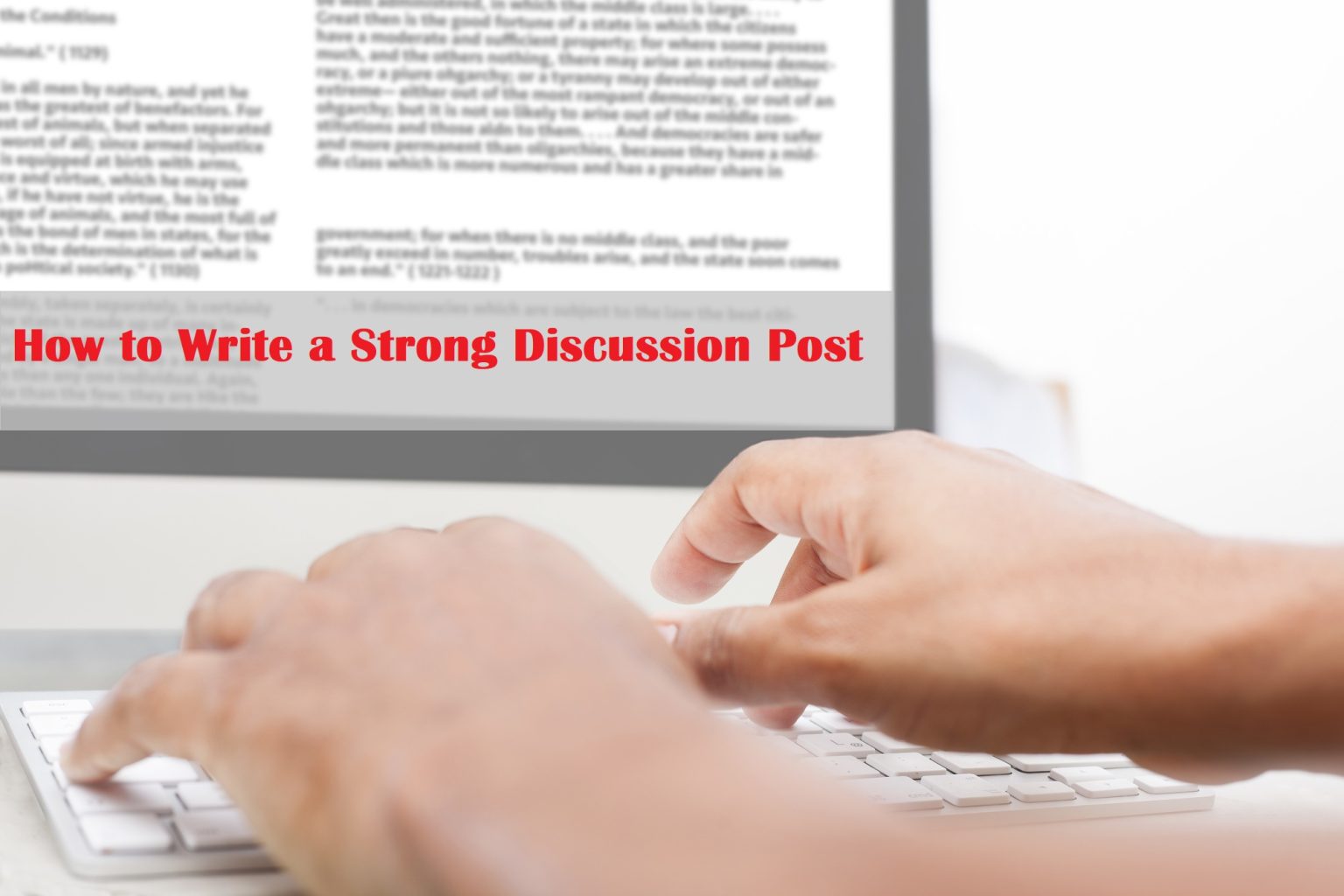 A to Z Guide: How to Write a Discussion Post (2023-2024) - GradeSmiths